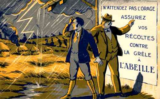 Advert Insurance Service French - Various - Advertising - Vintage ...