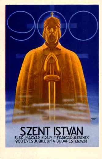 King Istvan Hungarian - Expositions and Fairs - Vintage Postcards ...