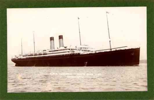 White Star Line Adriatic Real Photo - Transportation - Vintage ...